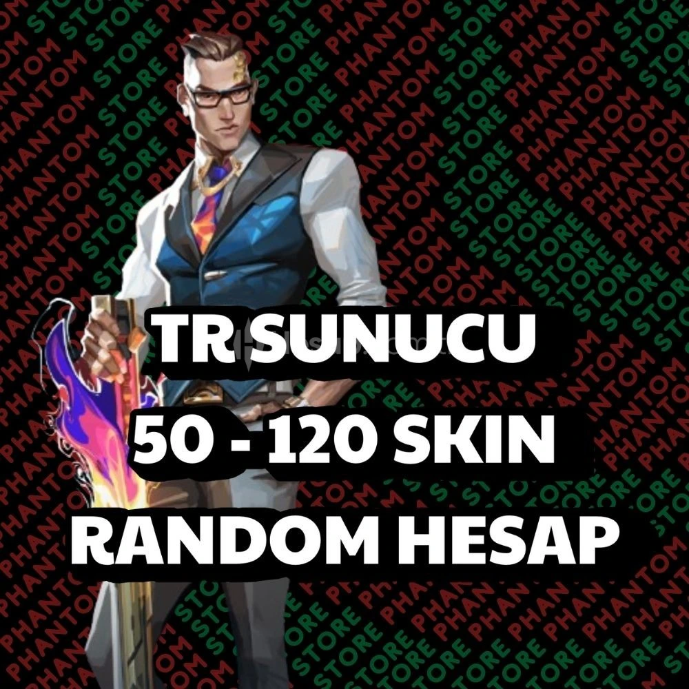 PhantomStore - TR Sunucu | 50-120 Skin Valorant Random Hesap - #236703