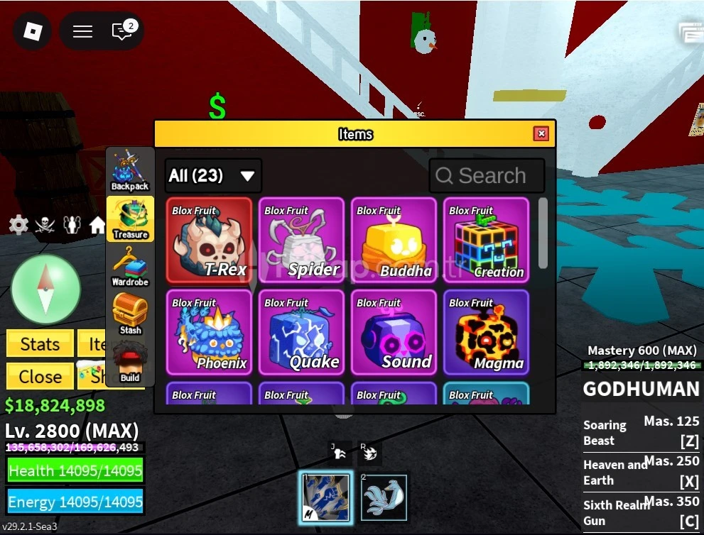 AlpOnline - ⭐ TREX + BUDDHA FRUIT | BLOX FRUITS - #288644