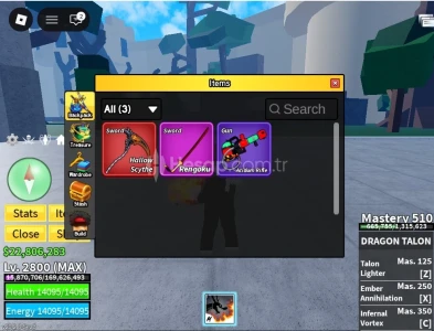 AlpOnline - ⭐ YETİ + GAS + GRAVITY FRUIT BLOX FRUITS - #443997