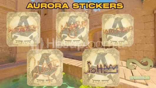 breakofwor - AURORA OYUNCULARI 6X STICKER PRIME - #562765