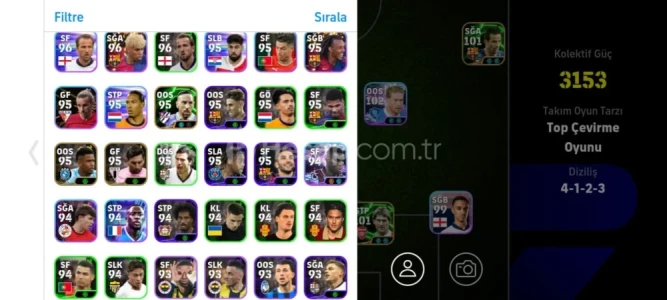 EFOOTBAALUCUZAA - KG(3153) 3 BOMBACILI UCUZA SÜPER HESAP - #567956