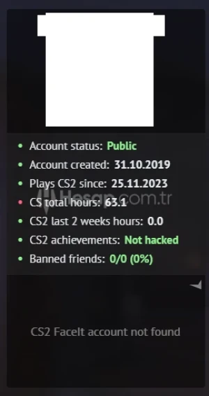 HizliTeslim - 2 MADALYALI 9 LV TR HESABI 500 TL CS GO ENVANTERLİ FACE ...