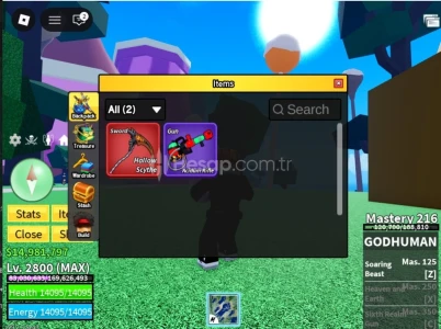 AlpOnline - ⭐GAS SHADOW + HS | BLOX FRUITS | 2800 - #602447