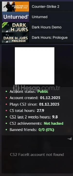 HizliTeslim - PRİME HESAP 6 lv 440 TL CS GO ENVANTERLİ FACEİT İLK KAY ...