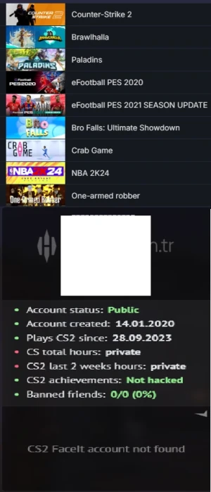 HizliTeslim - 8 MADALYALI 4 LV 3000 TL CS GO ENVANTERLİ FACEİT İLK KA ...