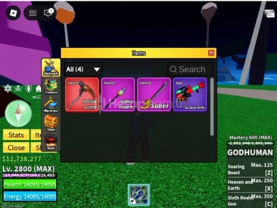 AlpOnline - ⭐TIGER DOUGH VENOM + HS | BLOX FRUITS - #616081