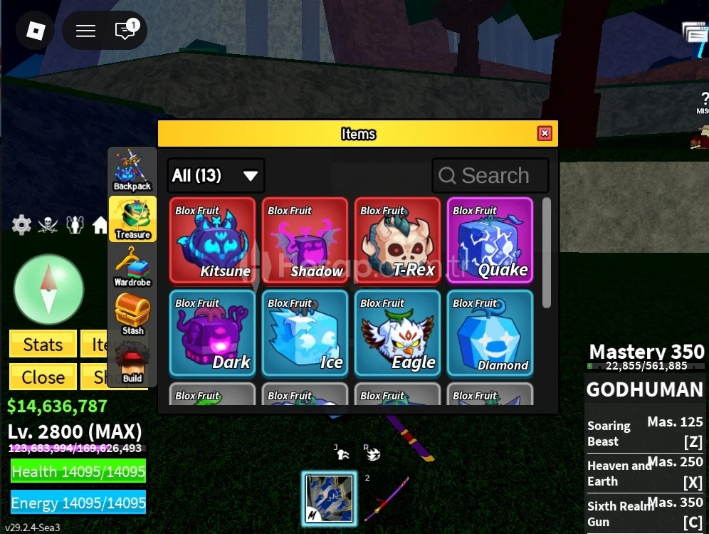 AlpOnline - ⭐KITSUNE TREX SHADOW FRUIT | BLOX FRUITS - #354041