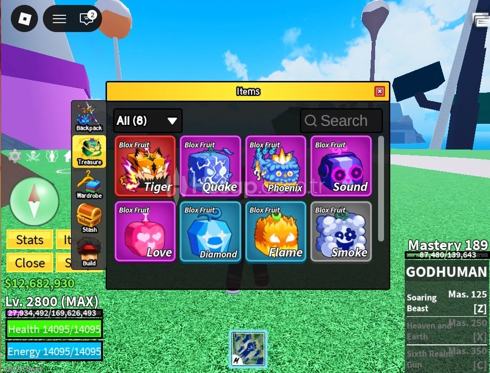 AlpOnline - ⭐TIGER FRUIT + 2800 LEVEL | BLOX FRUITS - #422478