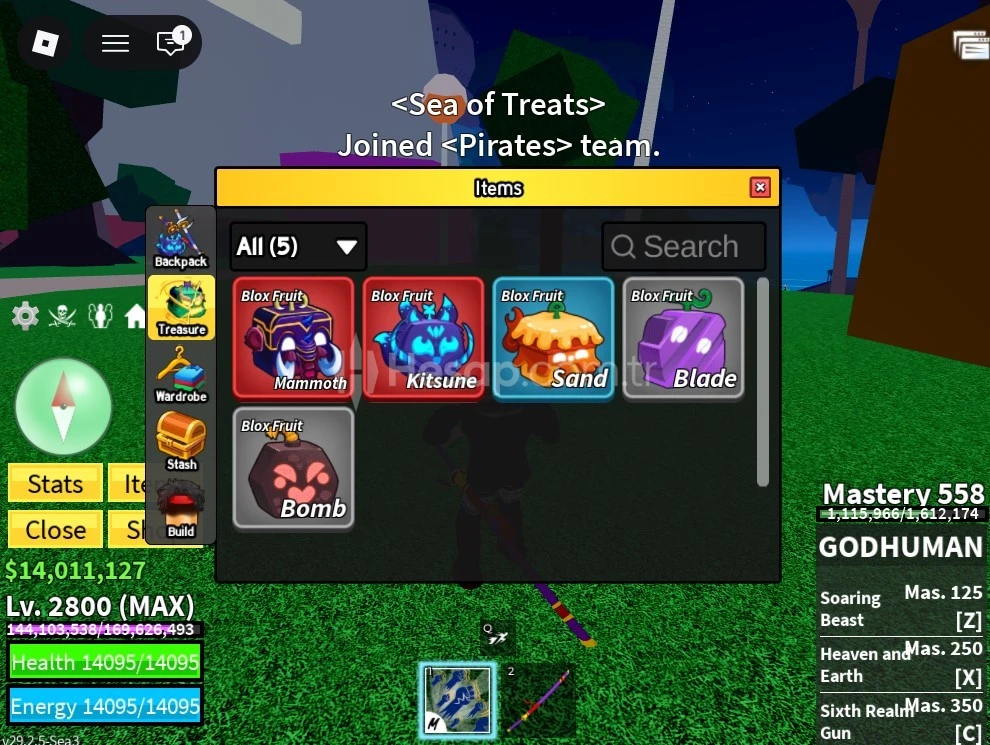 AlpOnline - ⭐KITSUNE MAMMOTH | 2800 LVL | BLOX FRUITS - #429064