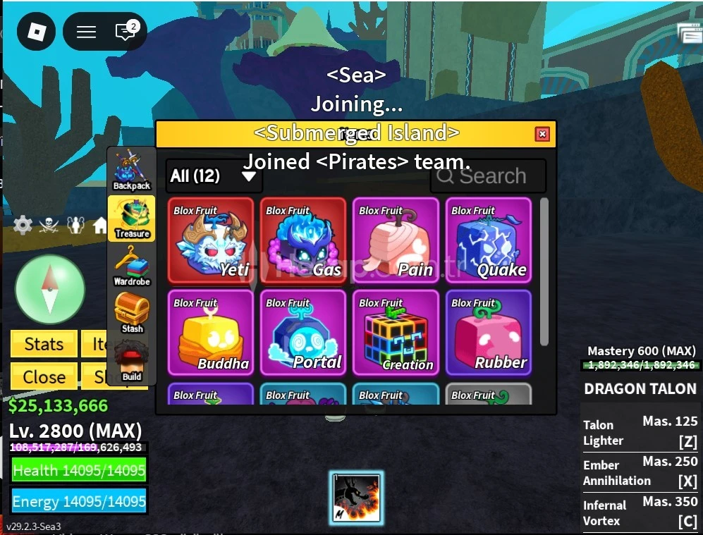 AlpOnline - ⭐2800 | YETİ GAS BUDDHA | BLOX FRUITS - #444791