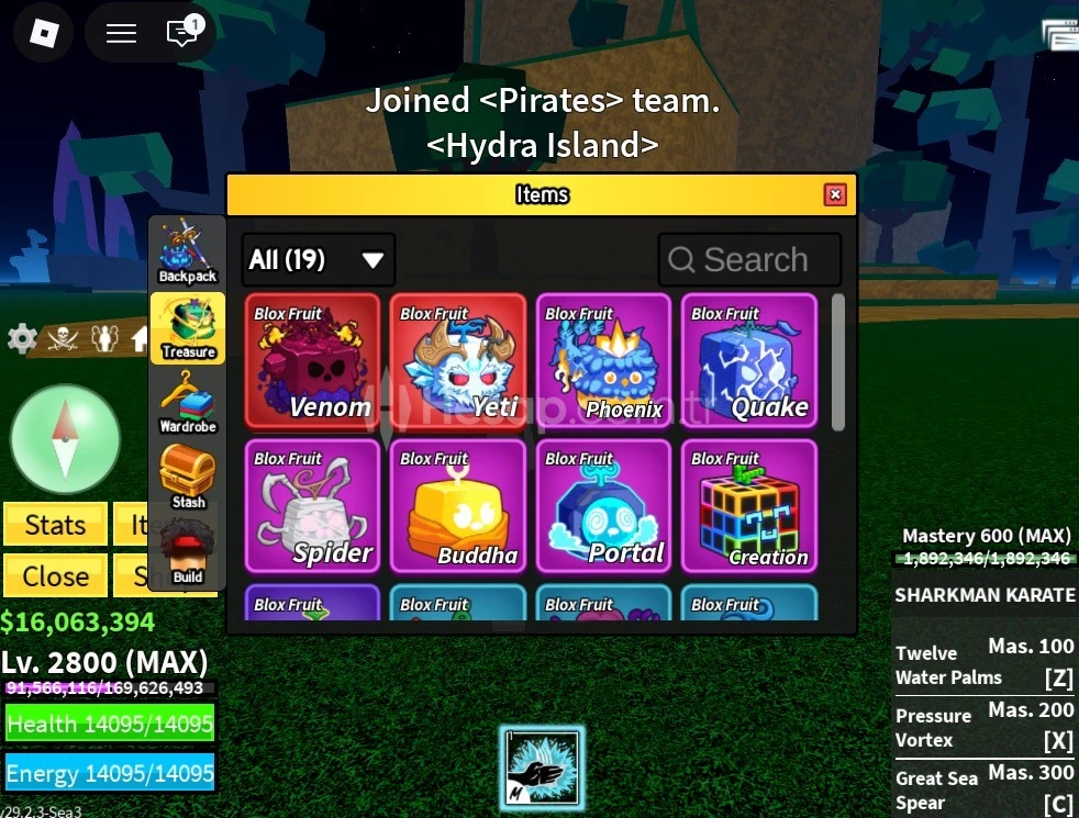 AlpOnline - ⭐YETİ VENOM PORTAL BUDDHA | BLOX FRUITS - #448058