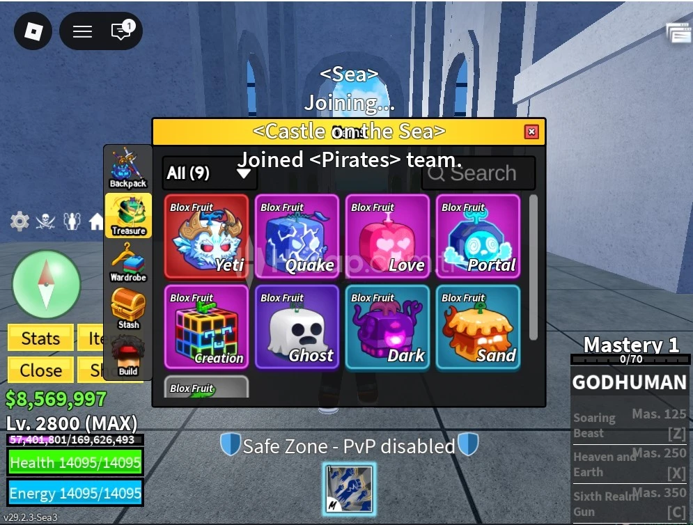 AlpOnline - ⭐YETİ + PORTAL FRUIT | BLOX FRUITS - #473238