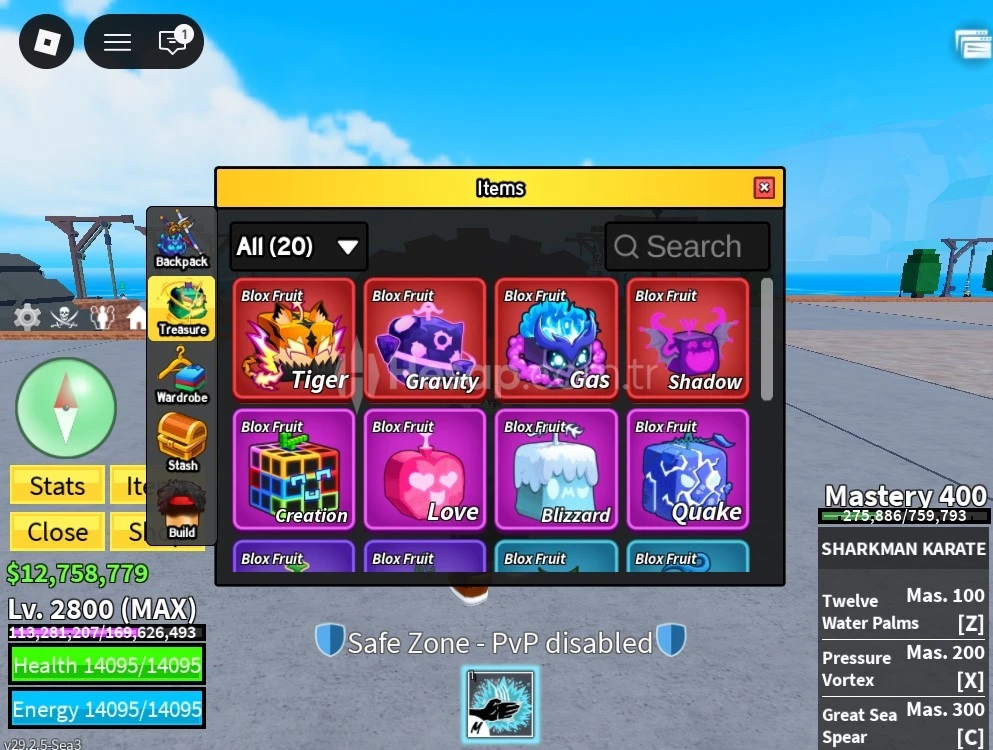 AlpOnline - ⭐TIGER GAS GRAVITY SHADOW FRUIT - #473240