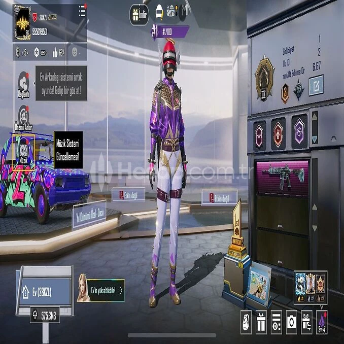 muratkizil2834 - BUZ DİYARLI 495 UC İLE PUBG MOBİLE HESAP - #490710