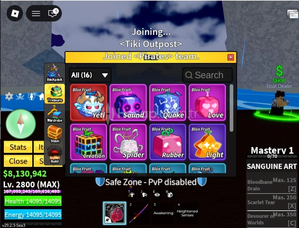 AlpOnline - ⭐SANGUINE + CDK | GHOUL V4 FULL GEAR - #498767