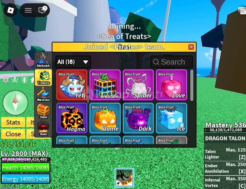 AlpOnline - ⭐YETİ + HALLOW SYTCHE | BLOX FRUITS - #507033