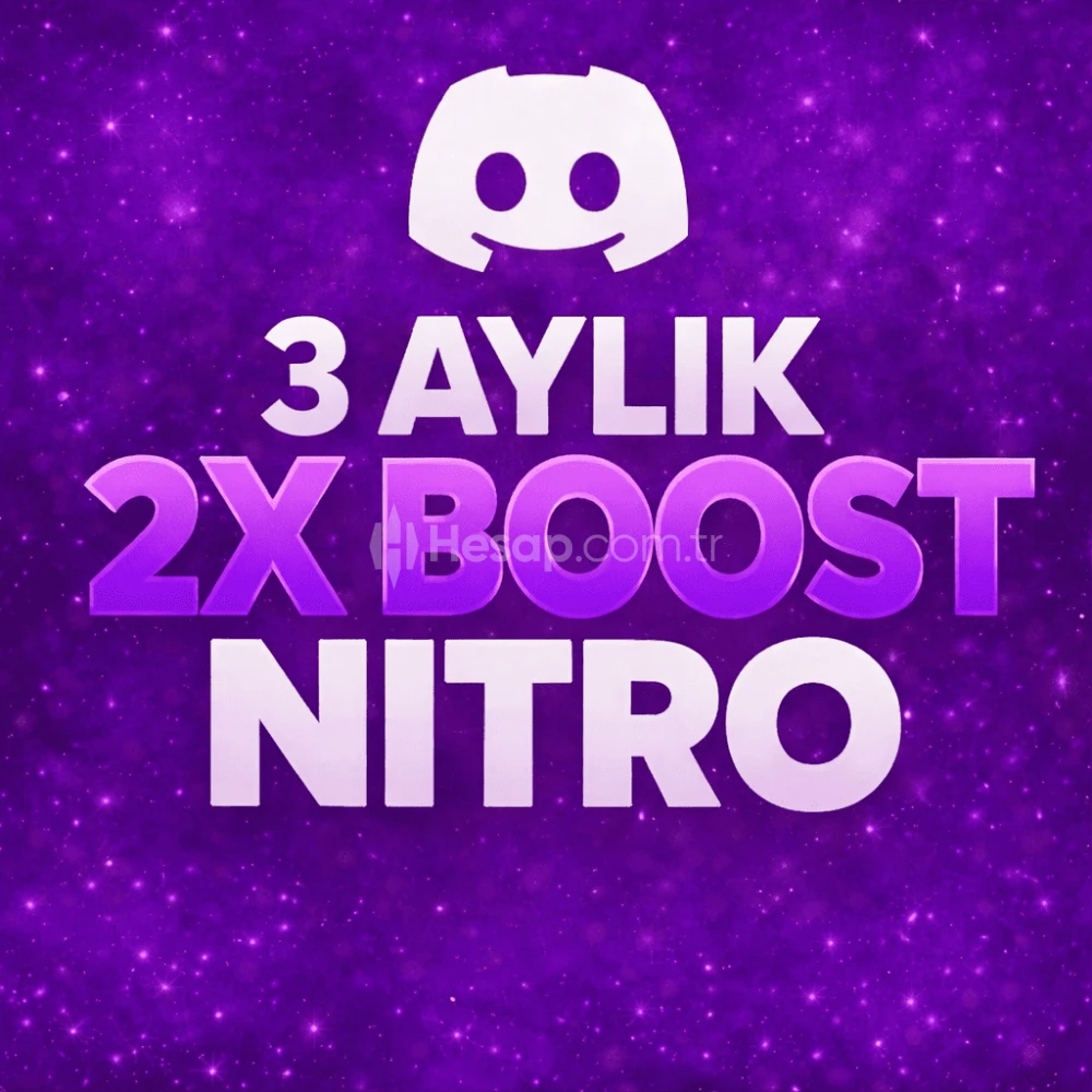 mertalibzk - ⭐3 Aylık 2x Boost⭐ Discord Nitro - Oto teslim - #582016