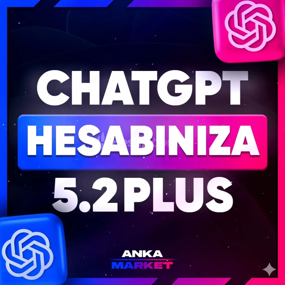 ankamarket - 🚀ChatGPT 5.2 PLUS 1 AY - KENDİ HESABINIZA - #586489