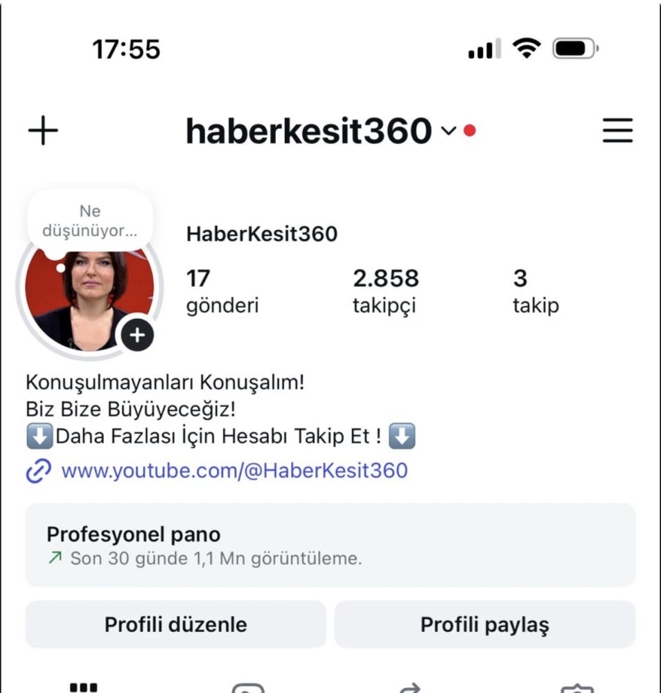 etbussines - Haber hesabı aktif 2800 takipçi - #592238