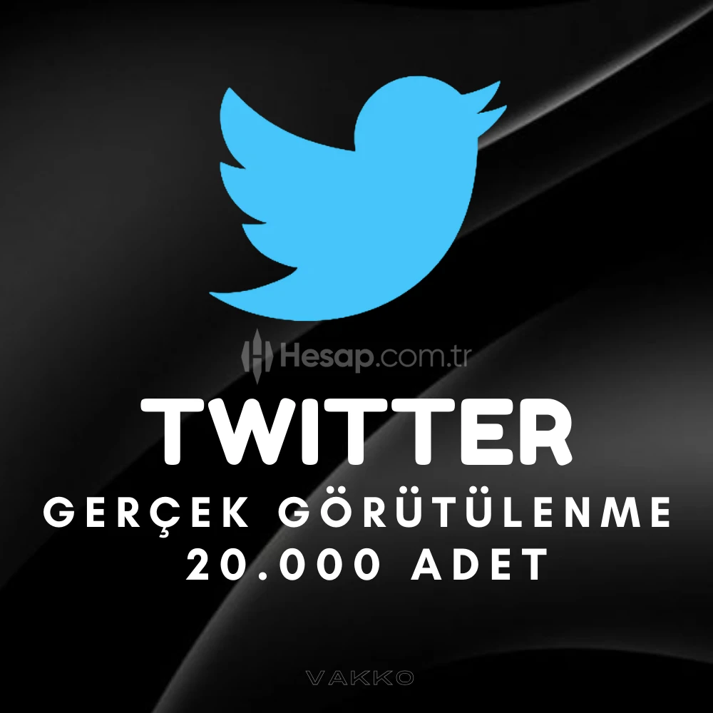 Vakko - Twitter (X) 20.000 - Türk Görüntülenme - #606713