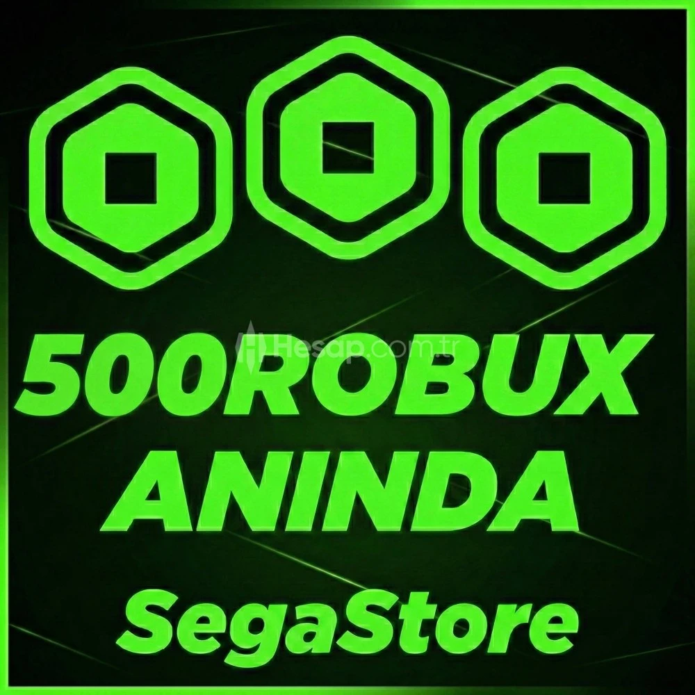 SegaStore - ⚡Roblox 500 Robux Komisyonsuz - #617055