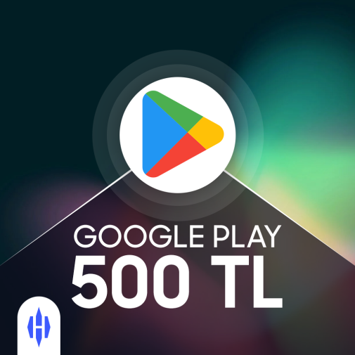 500 TL Google Play Hediye Kartı, Hediye Kodu Satın Al - Hesap.com.tr
