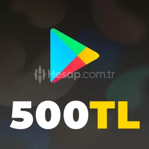 500 TL Google Play Hediye Kartı, Hediye Kodu Satın Al