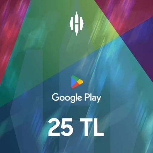 25 TL Google Play Hediye Kartı, Hediye Kodu Satın Al