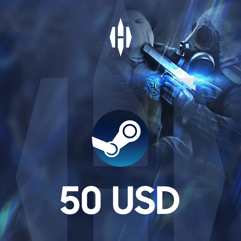 Steam 50 USD Cüzdan Kodu, Wallet Card Satın Al - Uygun Fiyat