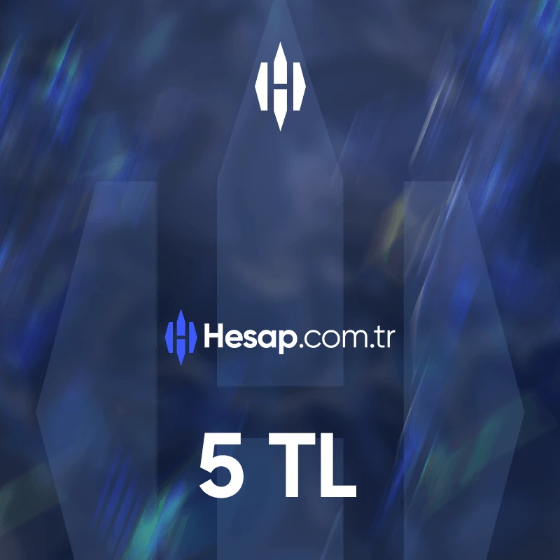 5 TL Hesap.com.tr Bakiye Hediye Kartı Satın Al